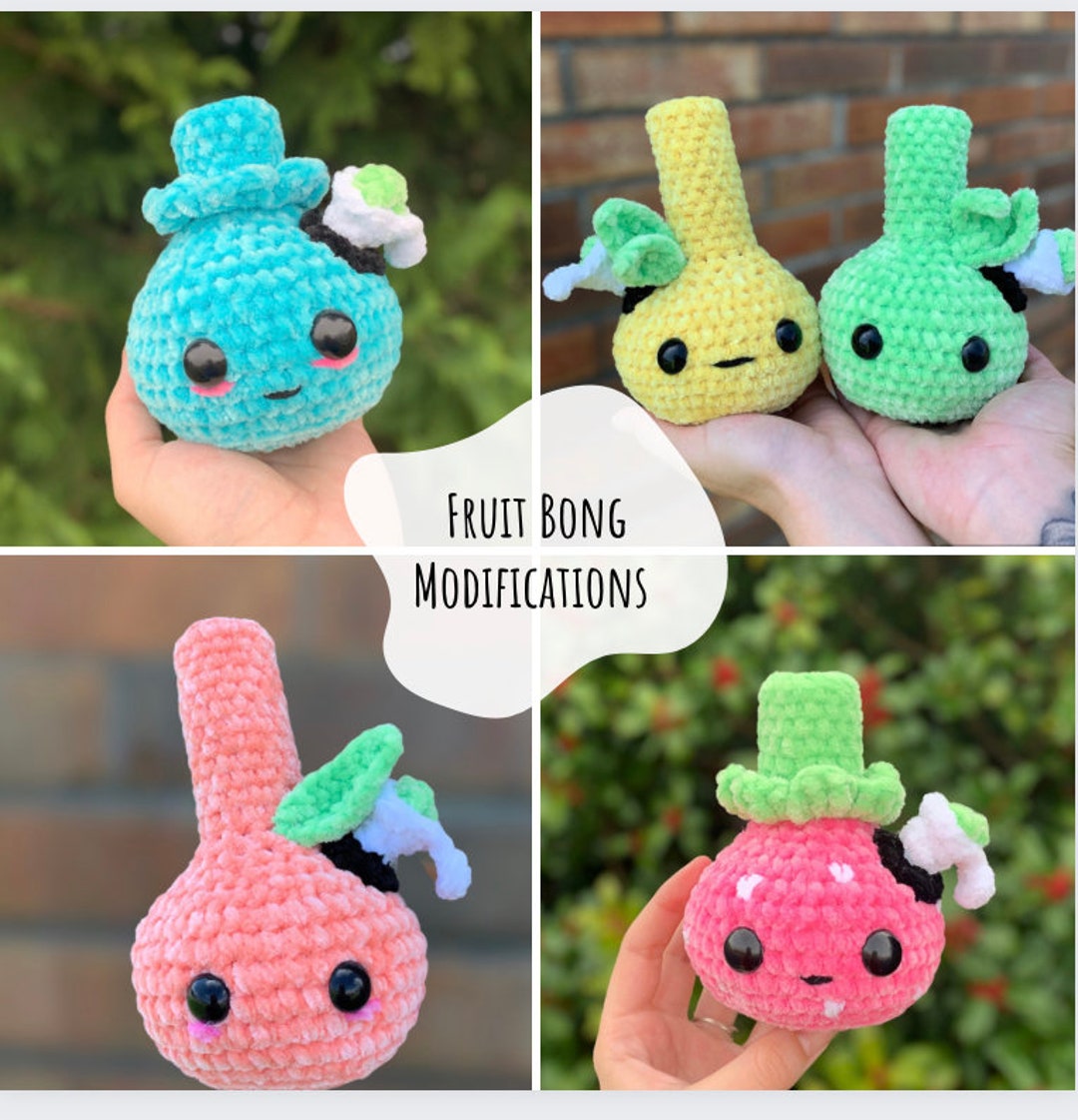 Crochet Pattern | Fruit Bong Modification | Fruit Mod for Bubble Bong ...