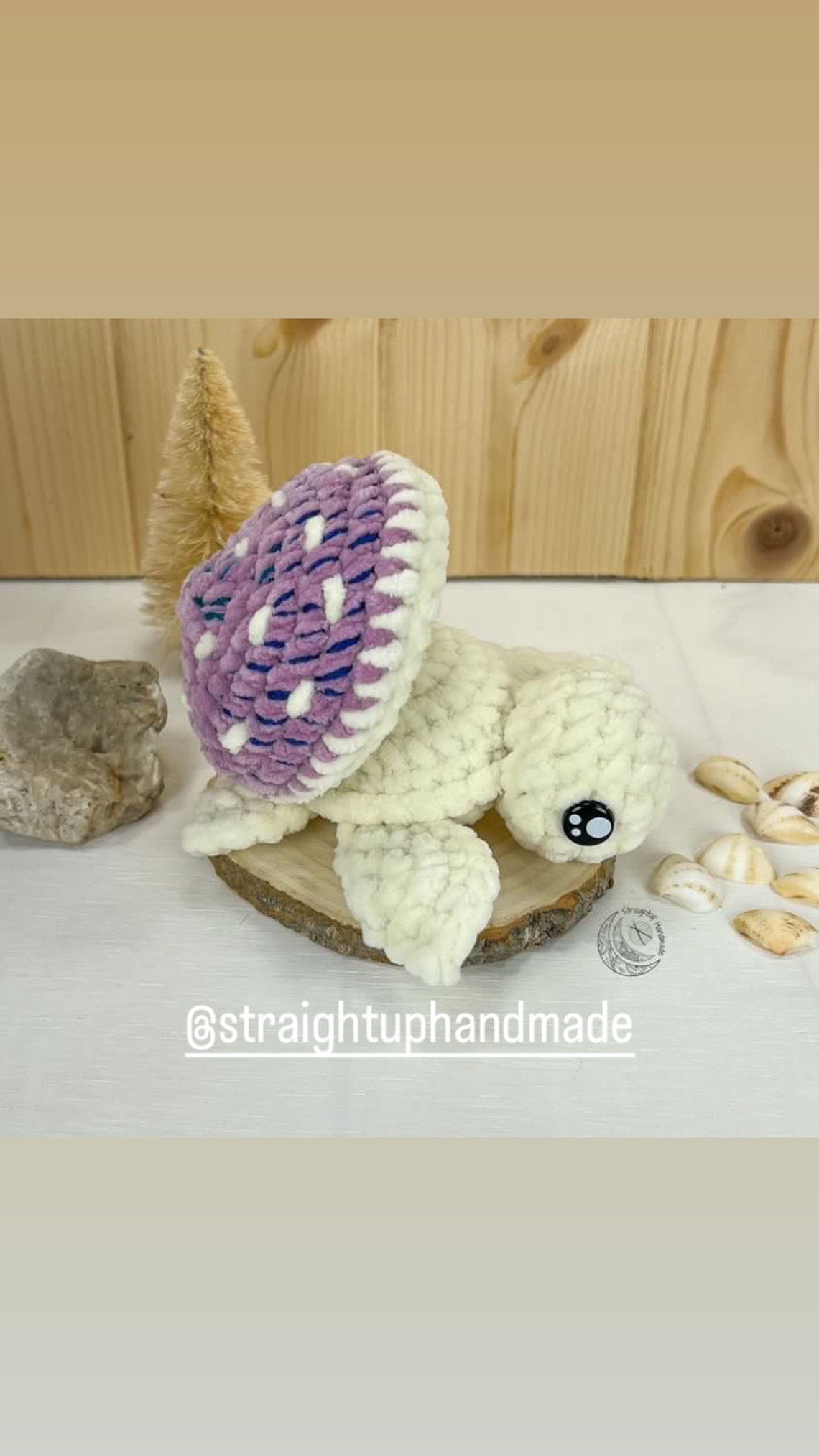 Crochet Pattern | Myrtle the Turtle | Turtle Crochet Pattern | Mushroom ...