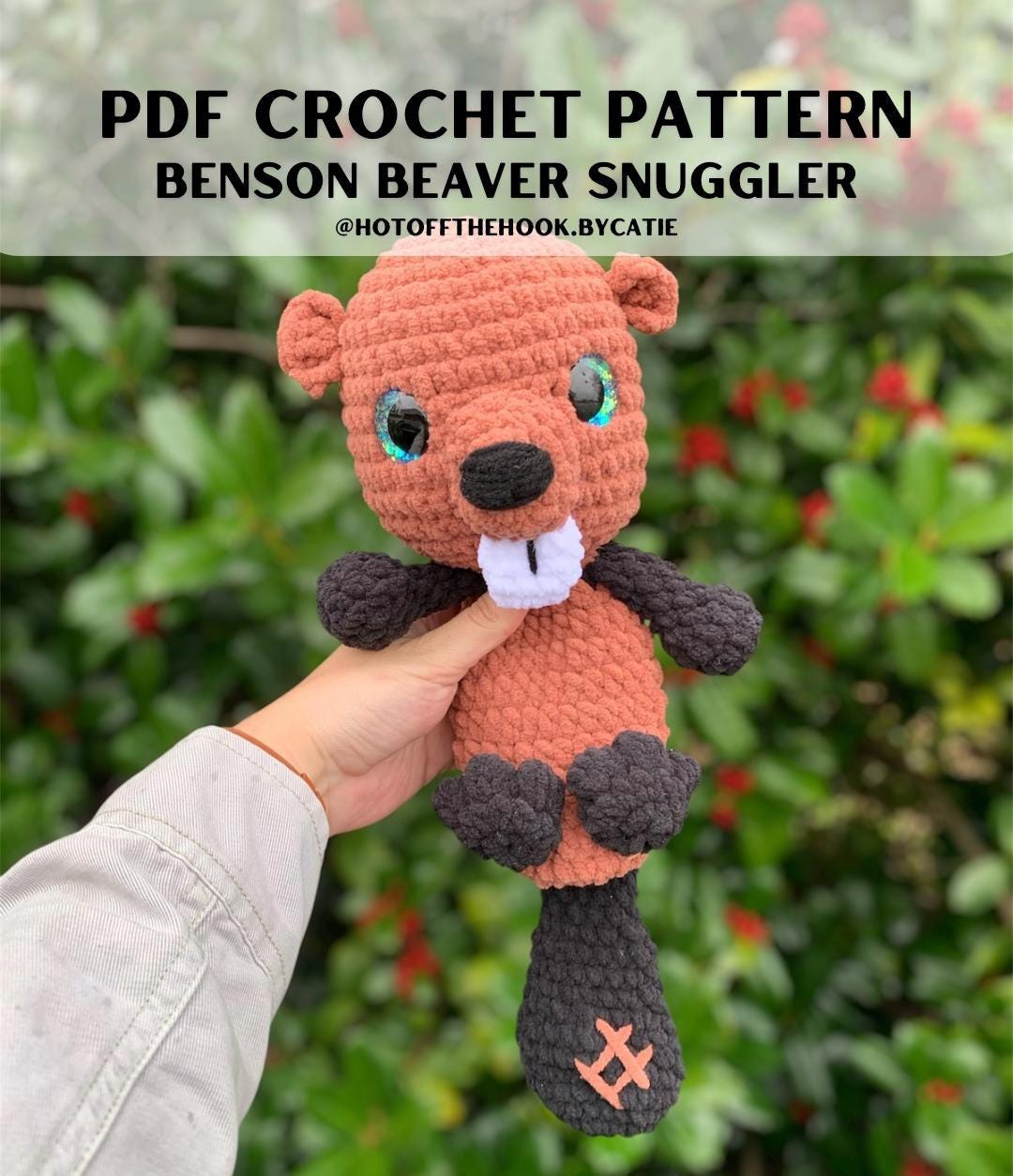 Crochet Pattern | Benson Beaver | Crochet Beaver Pattern | Beaver ...