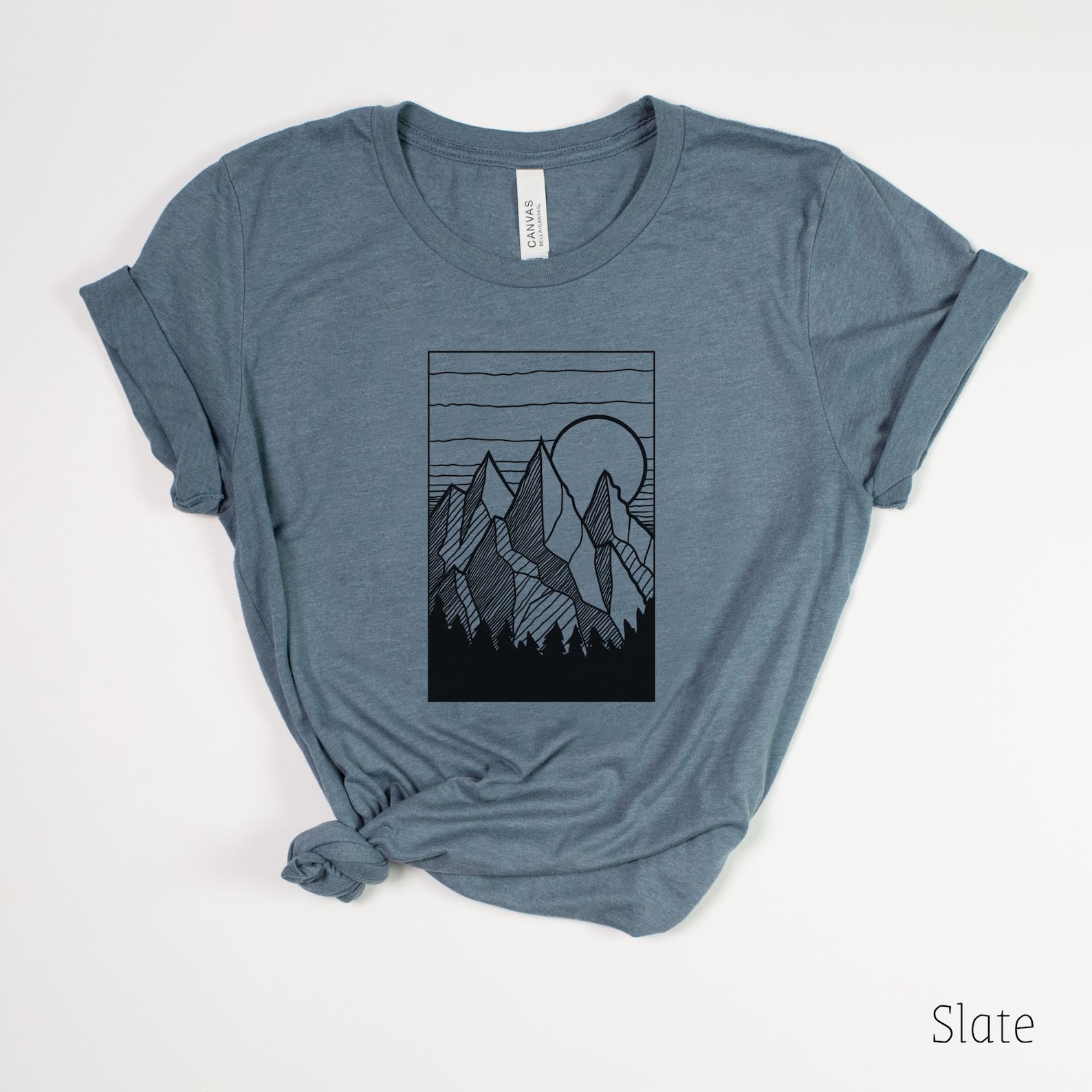 Mountain Shirt Shirts For Women Womens Shirts Graphic Tee Etsy