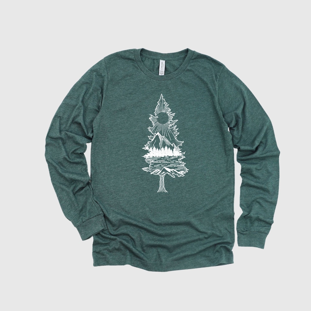 Tree Long Sleeve © Tree Shirt, Forest T Shirt, Explore Tshirt, Get ...