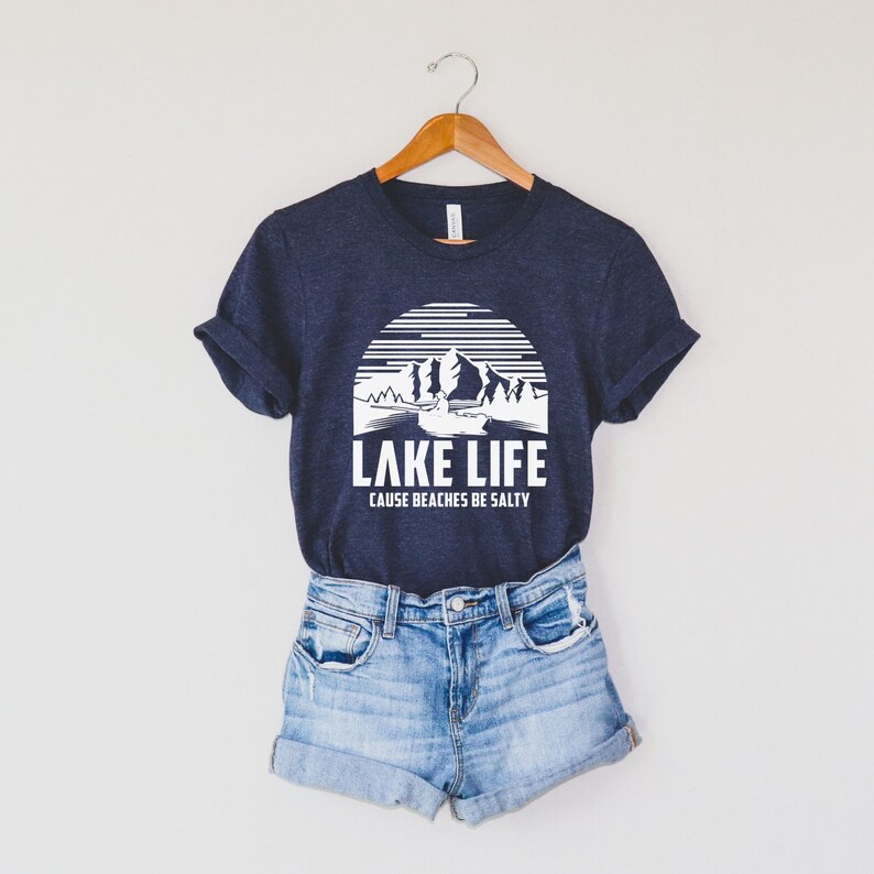 Lake Life T Shirt for Women Womens Shirts Lake Life Boating - Etsy