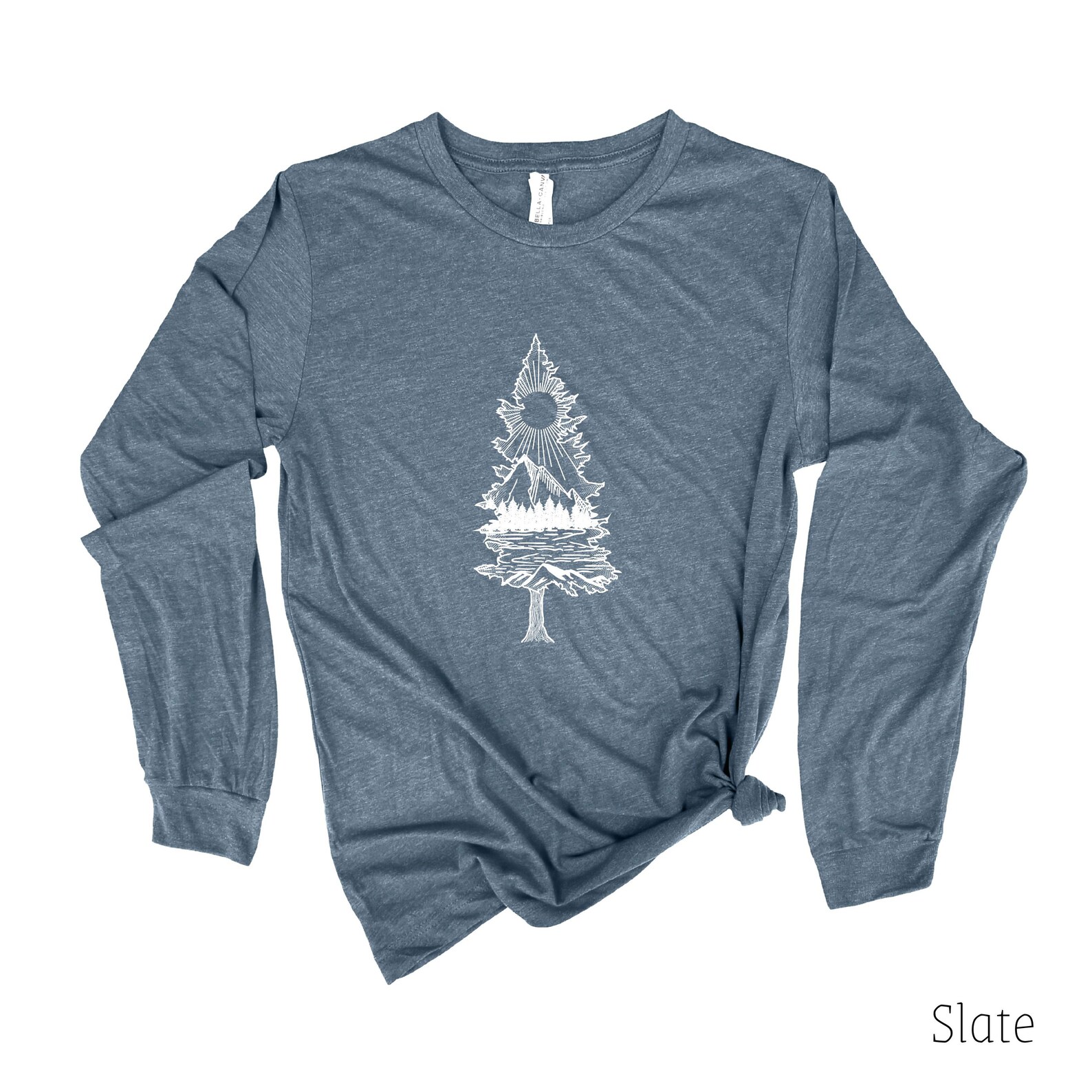 Tree Long Sleeve © Tree Shirt Forest T Shirt Explore Tshirt - Etsy