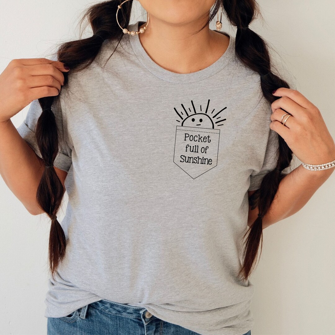 Sunshine Shirt for Women, Cute Womens Shirts, Graphic Tees, Happiness ...