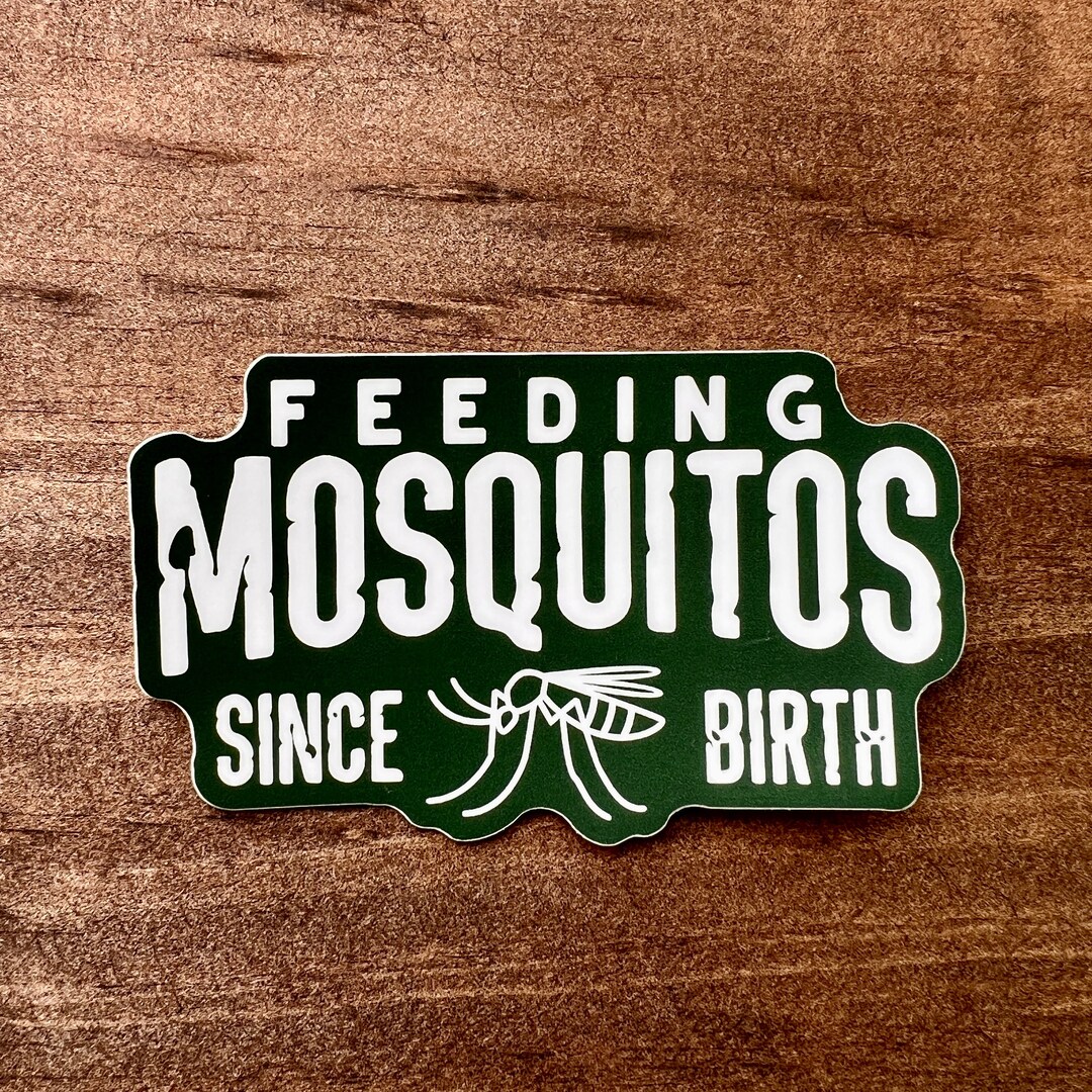 Feeding Mosquitos Sticker, Camping Sticker, Sticker for Wife, Funny ...