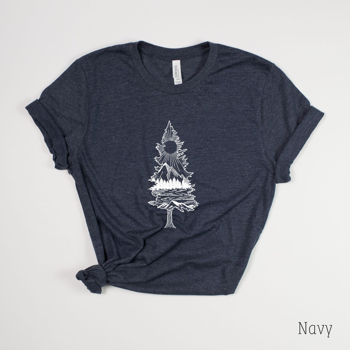 Tree Shirt Womens Shirts Shirts For Women Graphic Tee Etsy