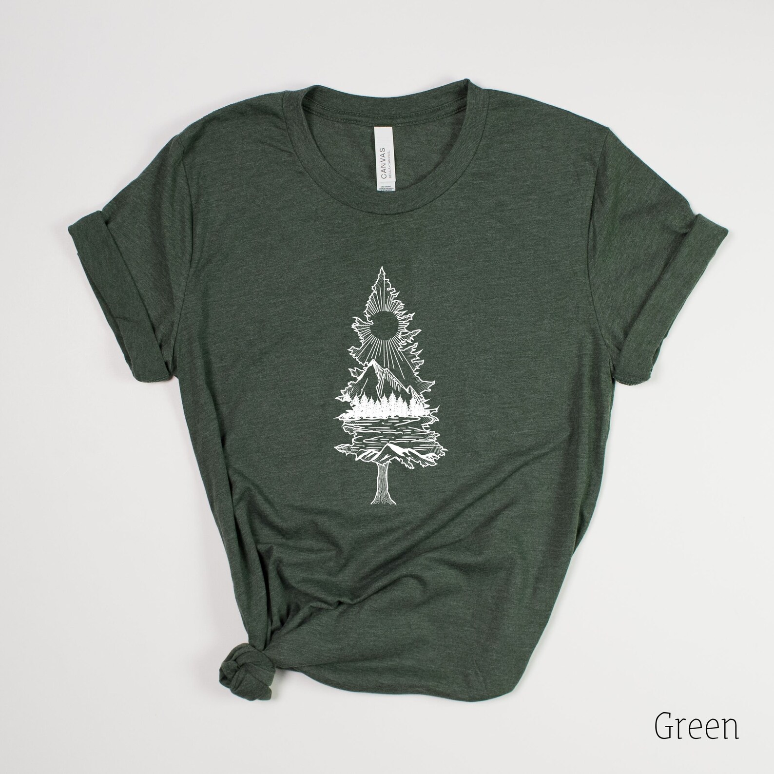 Pine Tree Shirt, Forest Shirt, Nature T Shirt, Camping Shirt, Mountains ...