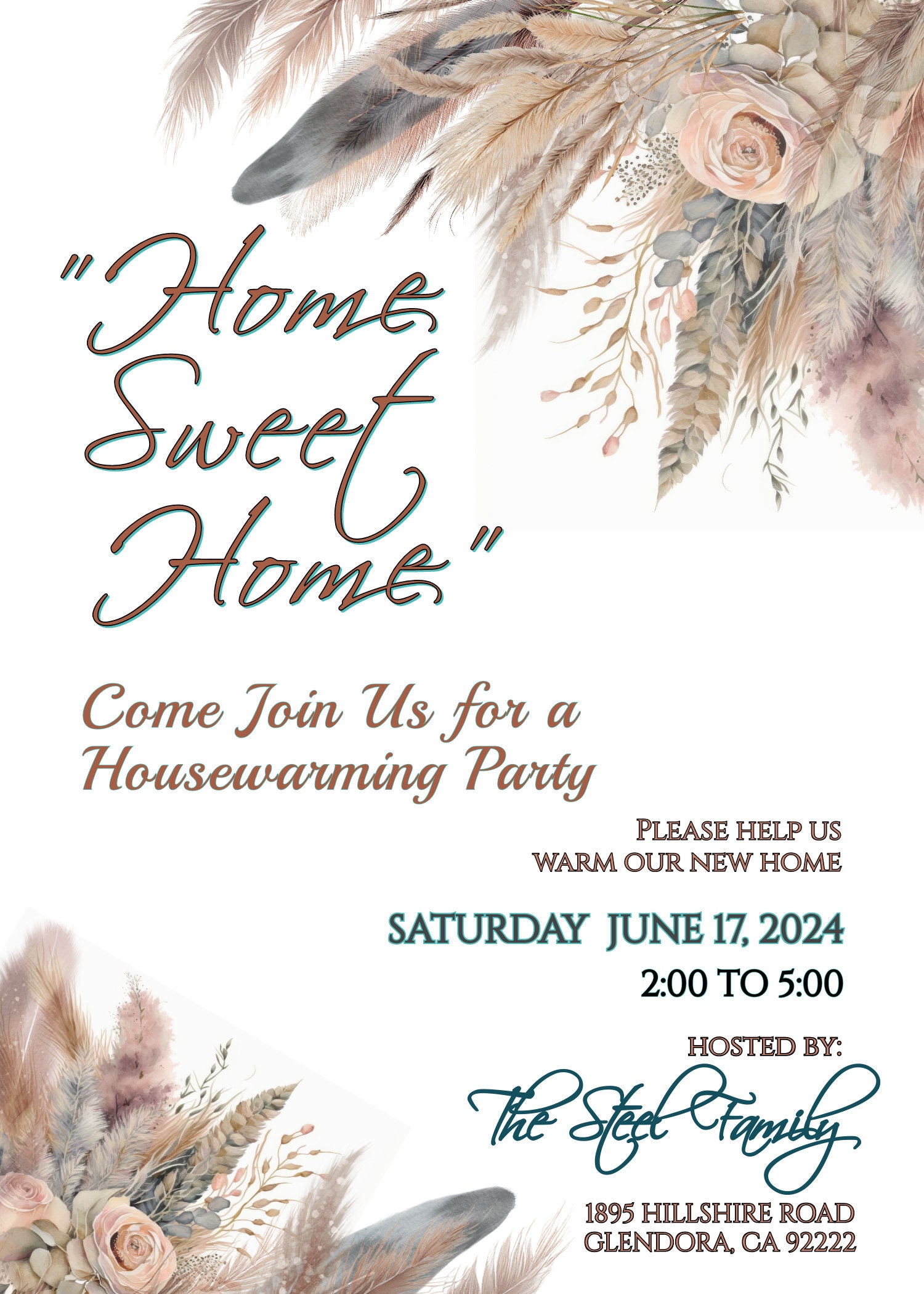 Invitation Background Warm Weather