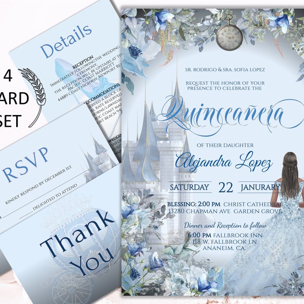 Quinceanera Invitation - Etsy