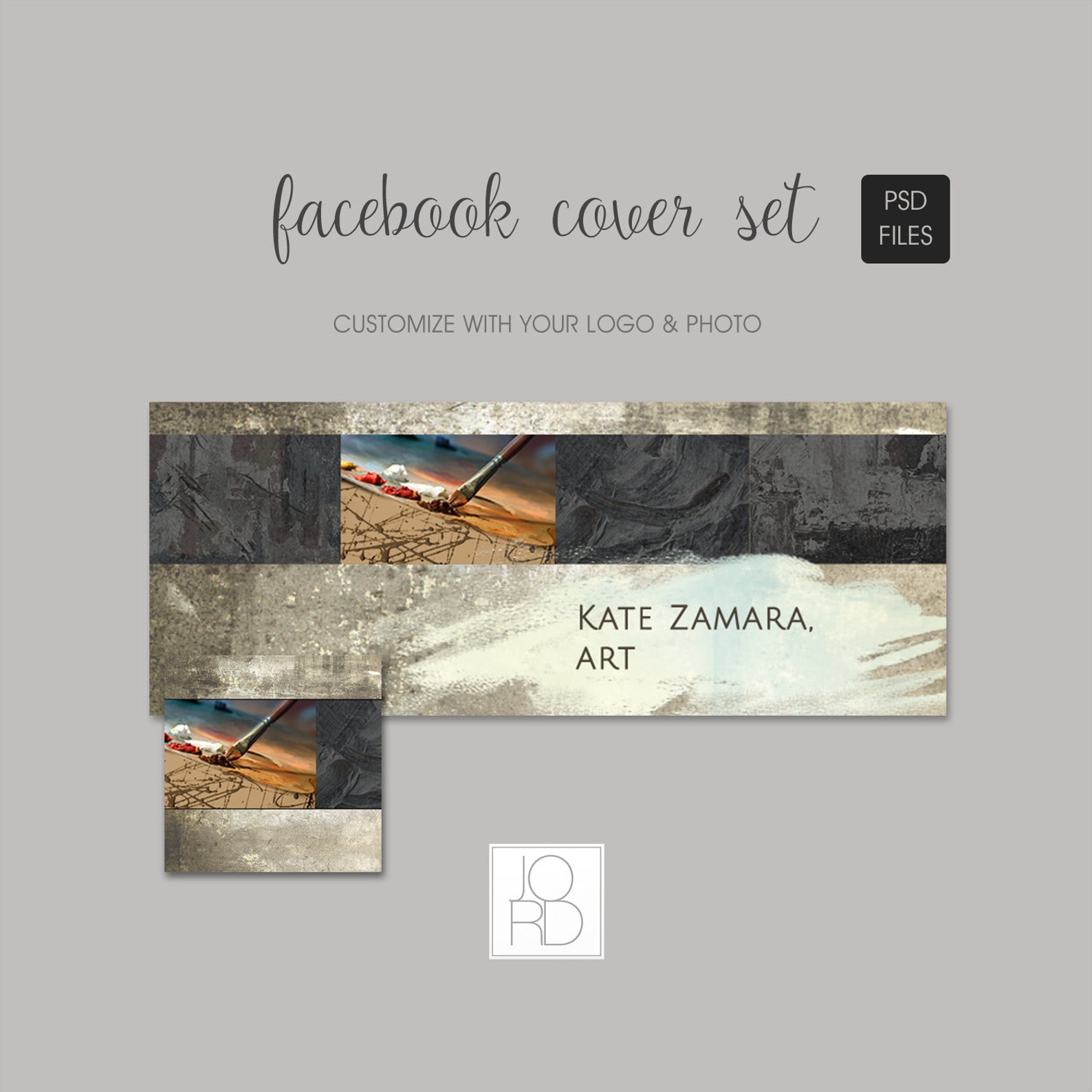 Facebook Cover & Profile Design Template - Artist - Etsy