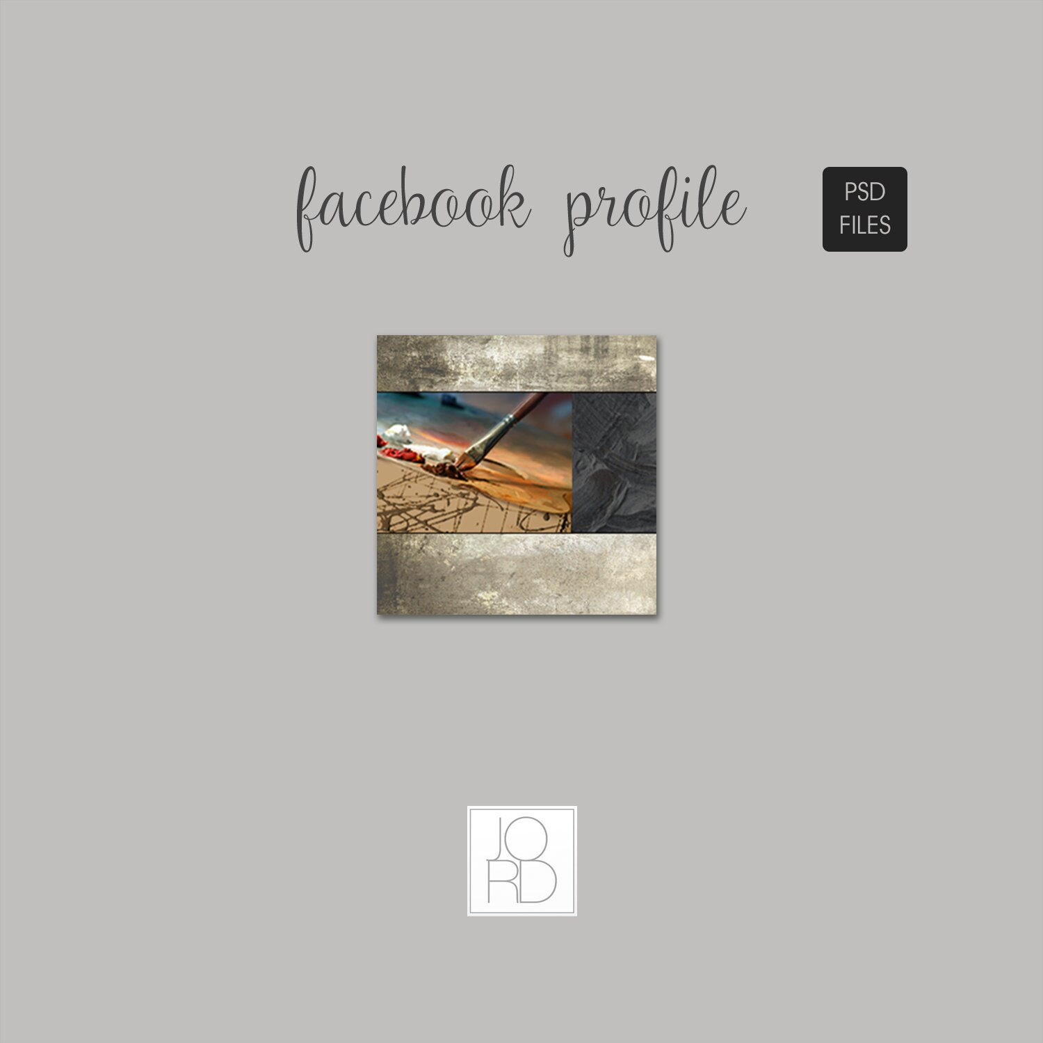Facebook Cover & Profile Design Template - Artist - Etsy