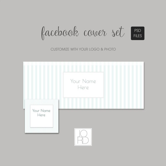 Facebook Cover & Profile Design Template | Etsy
