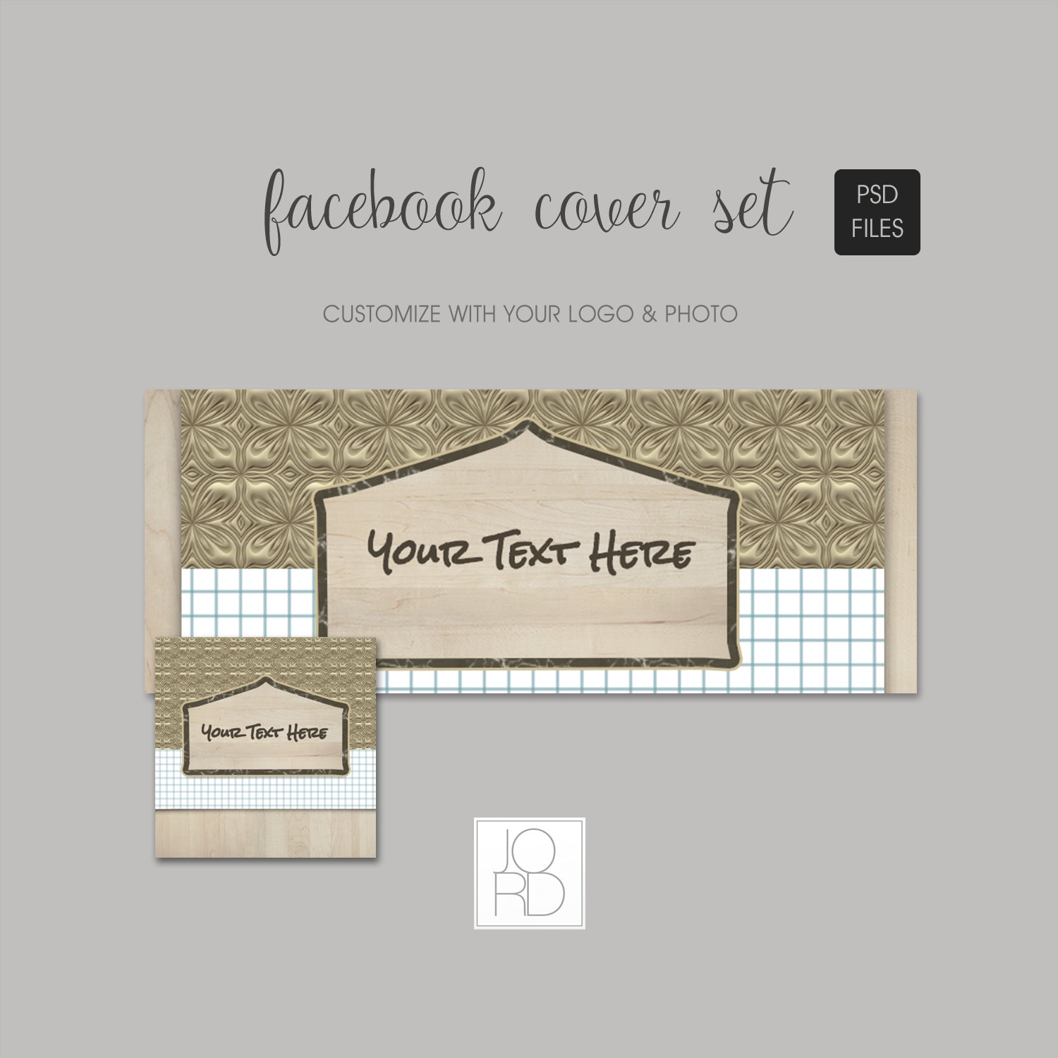Facebook Cover & Profile Design Template - Builders - Etsy