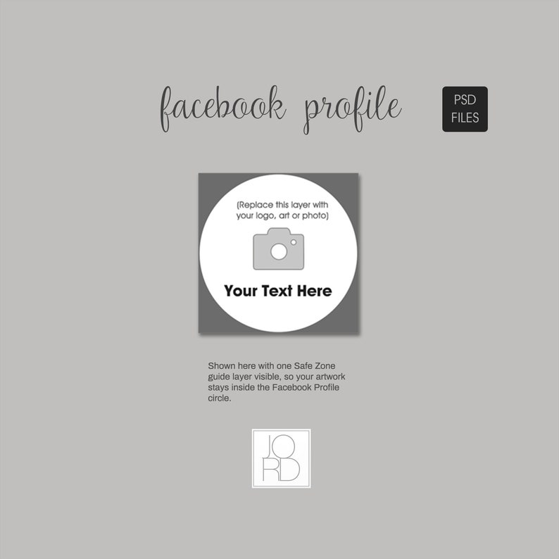 Facebook Profile Template - Blank - Etsy