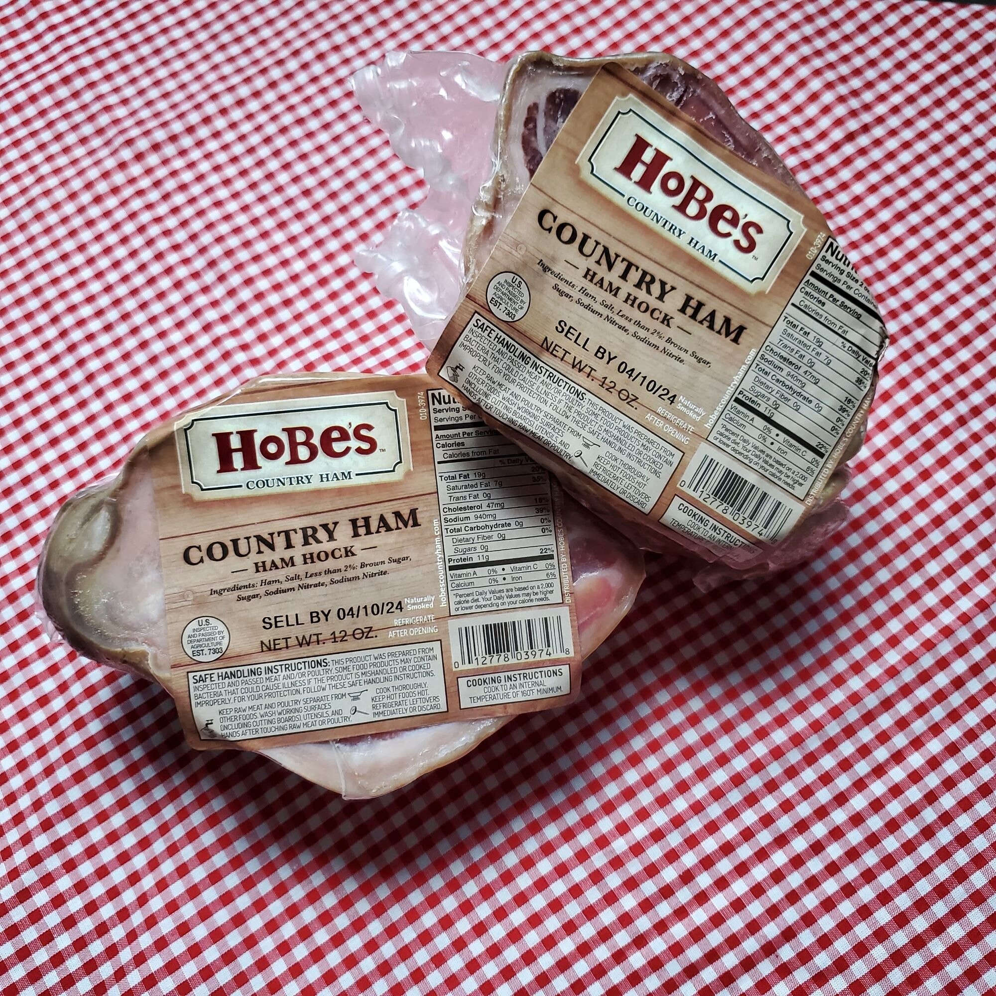 Hobe's Country Ham Hock 2/12 Ounce Packs - Etsy