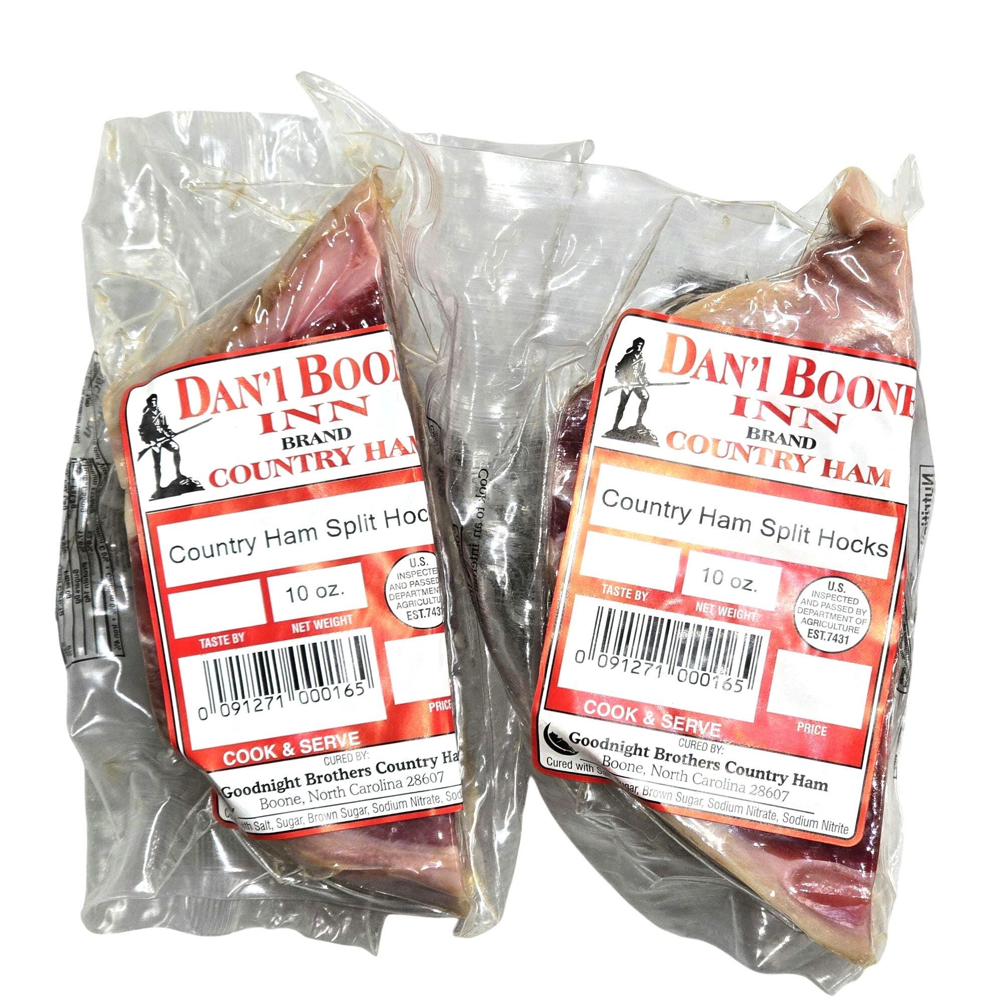 Dan'l Boone Inn Country Ham Hocks 2-10 Oz Bone in Seasoning - Etsy
