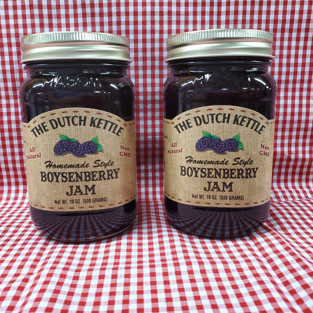 The Dutch Kettle Boysenberry Jam Amish Homemade Style - Etsy