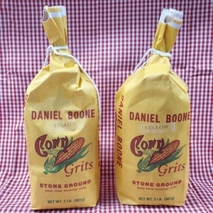 Daniel Boone Yellow Fresh Stone Coarse Ground Corn Grits 2 2 Lb Bags - Etsy