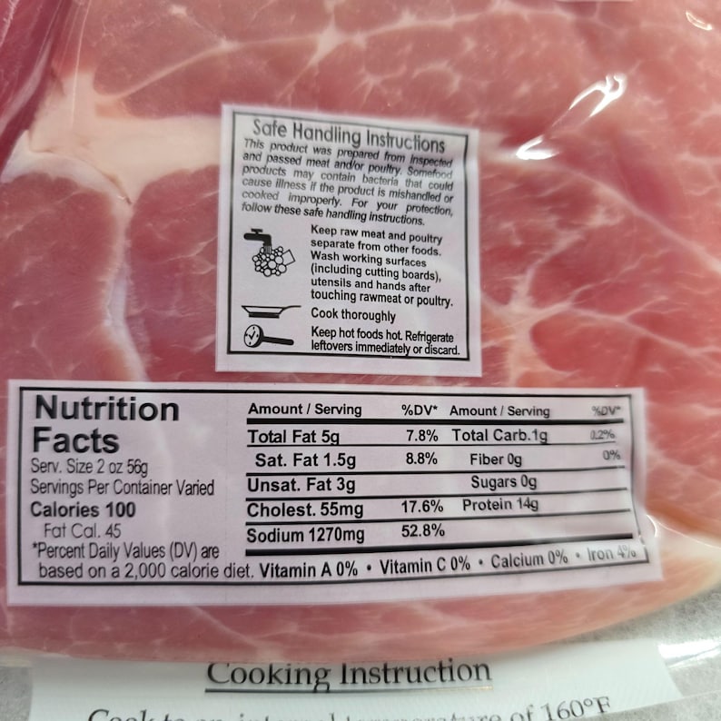 Danl Boone Country Ham Biscuit Cut Slices 10-3 Oz Packs Shelf Stable - Etsy