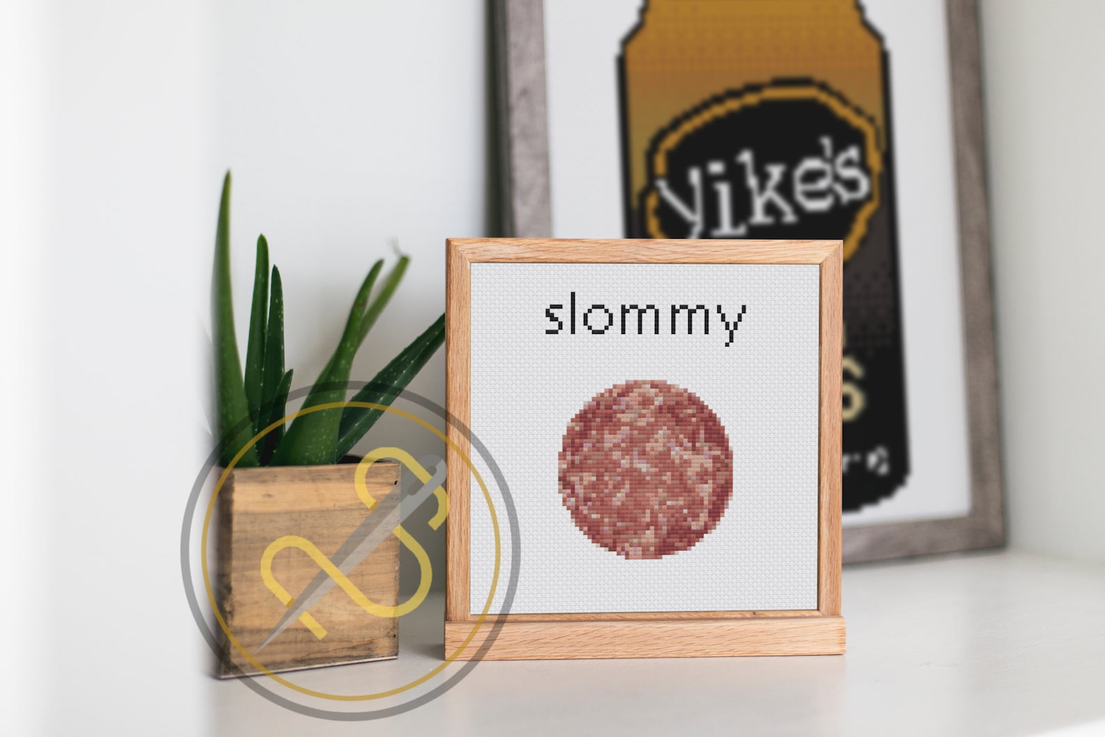 Slommy Cross Stitch Pattern / Funny Subversive Needlepoint / - Etsy