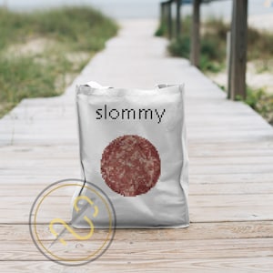 Slommy Cross Stitch Pattern / Funny Subversive Needlepoint / Gen Z ...