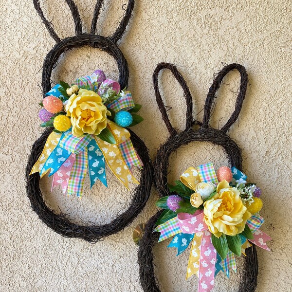 Easter Bunny Wreath - Etsy