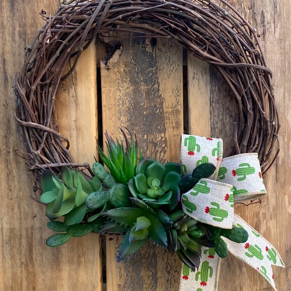 Cactus Wreath - Etsy
