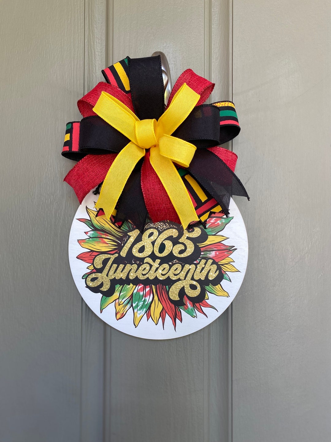 Juneteenth Sign, Juneteenth Door Hanger, Juneteenth Decor, 1865 ...