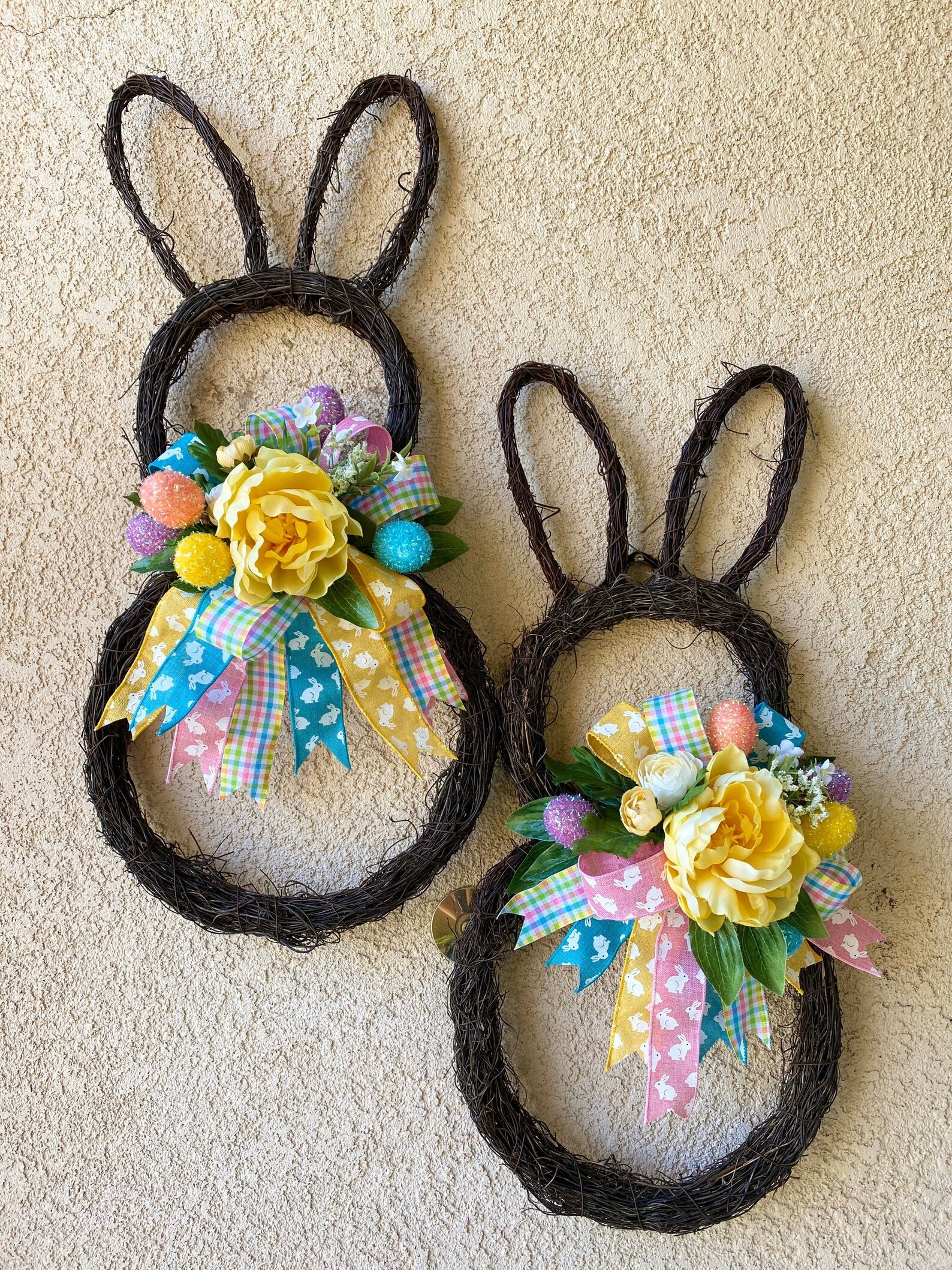 Twig Bunny Wreath, Easter Bunny Wreath, Bunny Shape Wreath - Etsy