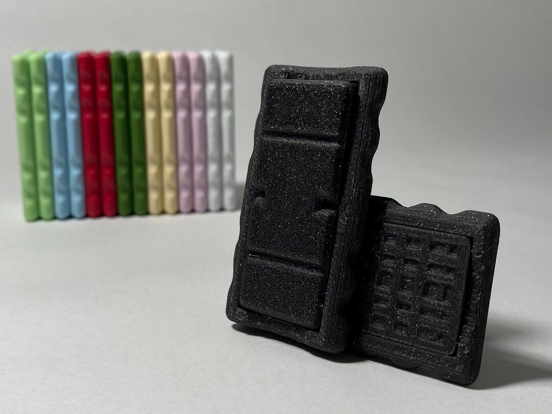 Fidget Slideswitch: Black Core / Black Shell Transforming Magnetic ...