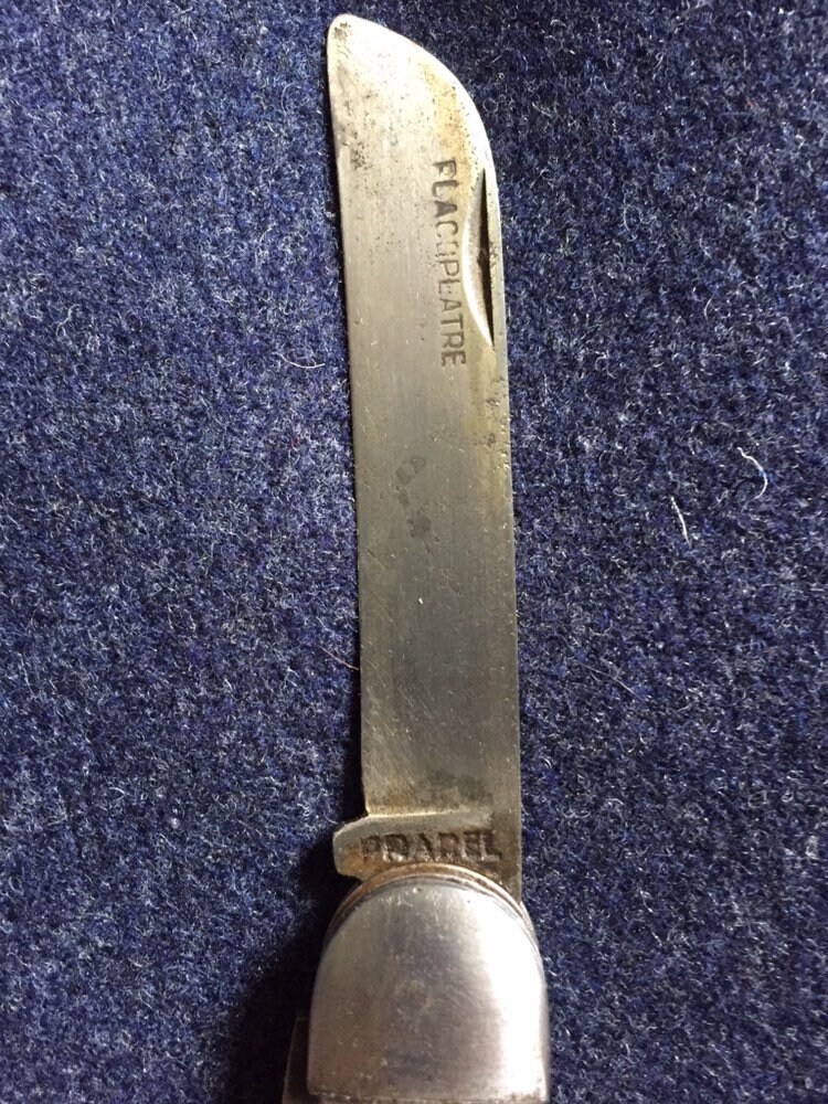 Vintage Pradel Folding Knife With Wood Scales - Etsy Ireland