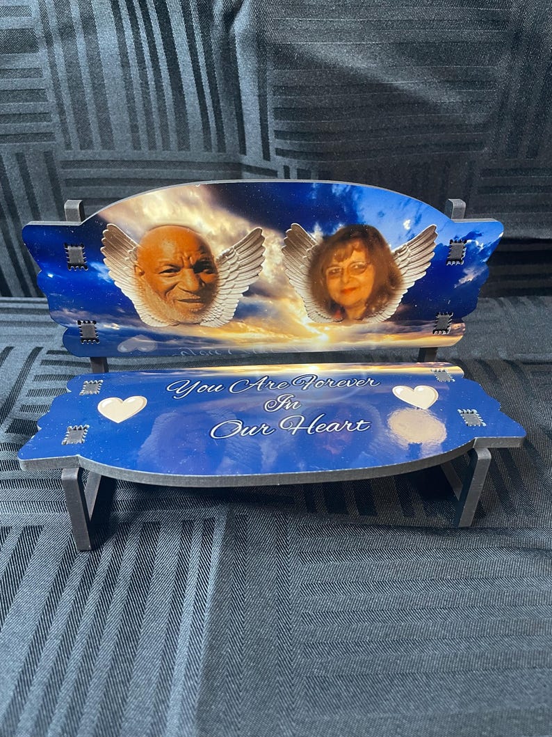 Personalized Memorial Bench | Bench | Custom Bench | Photo Bench ...