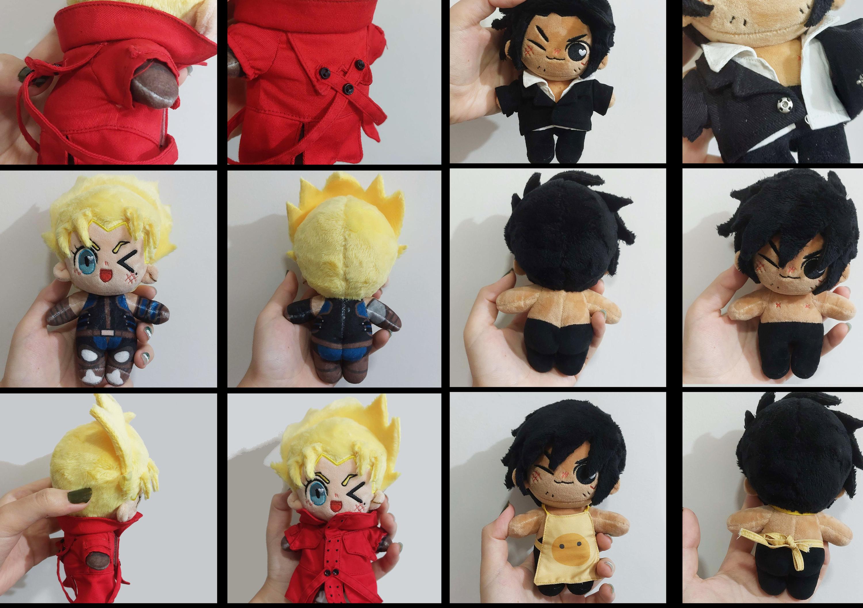 Trigun 98' Vash + Wolfwood Plush 15cm - Etsy