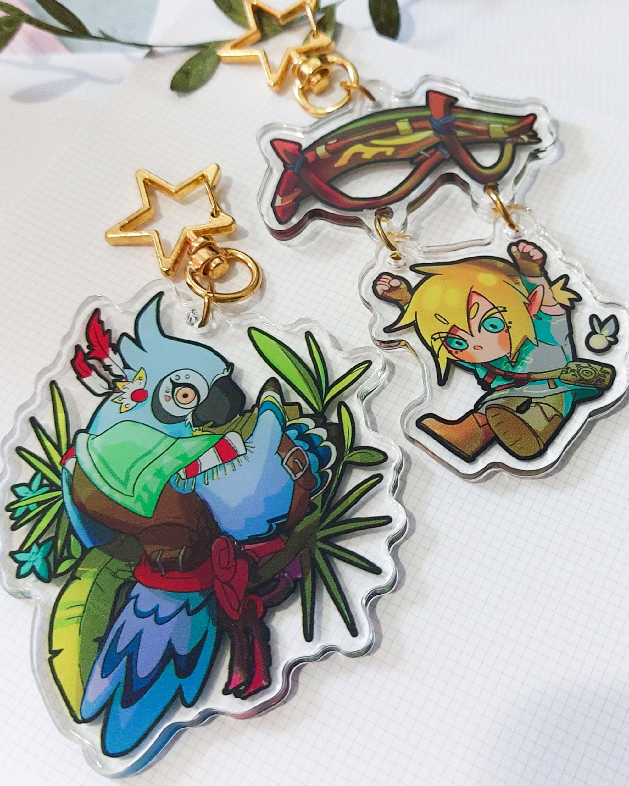 Zelda BOTW : Kass & Paragliding Link - Etsy