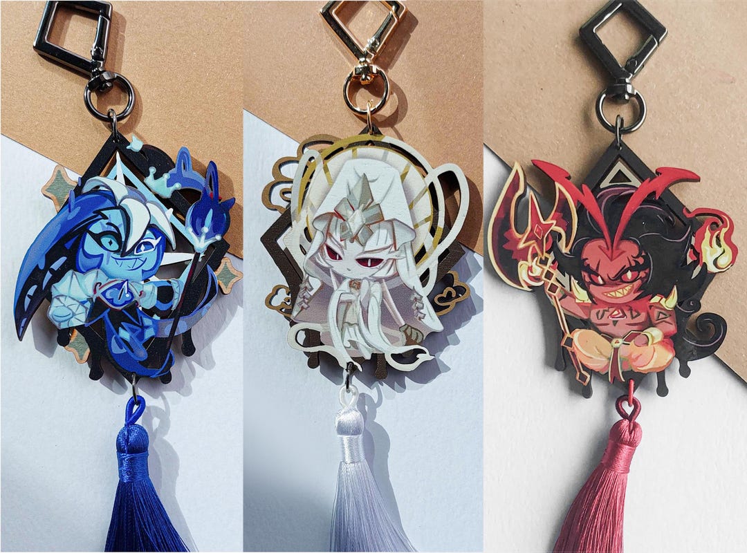 Biscuit Running : Beast Cookie Wooden Charm - Etsy