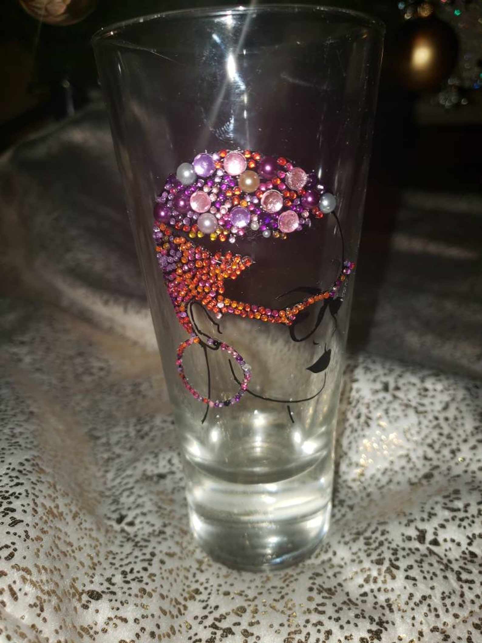 Custom African Inspired Glasses Stemless Wine Glasses Personalized ...