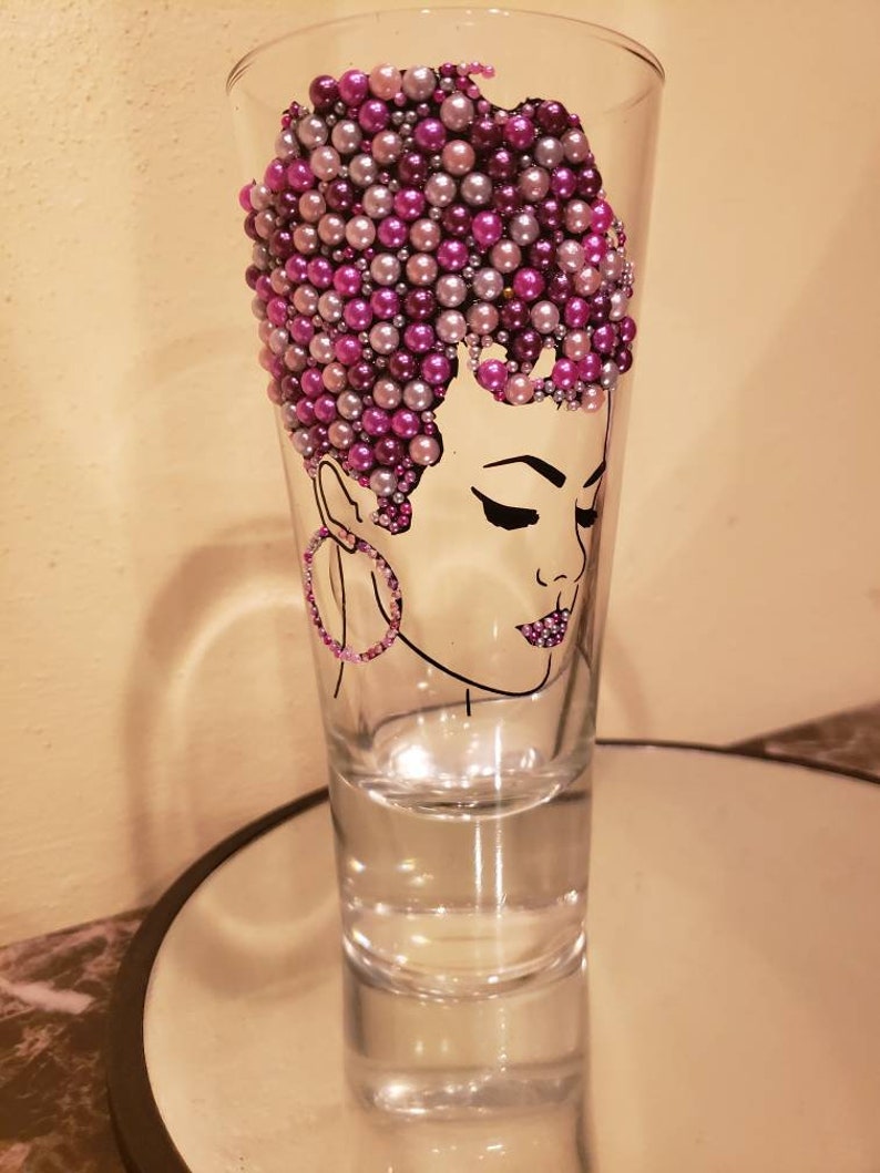 Custom African Inspired Glasses - Stemless Wine Glasses - Personalized ...