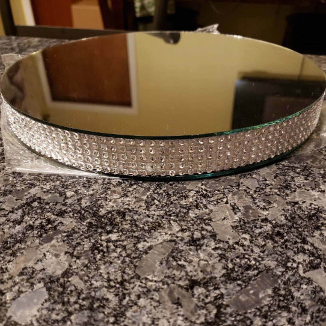 12 Inch Round Custom Centerpiece Risers Table Decor, Mirror Centerpiece ...