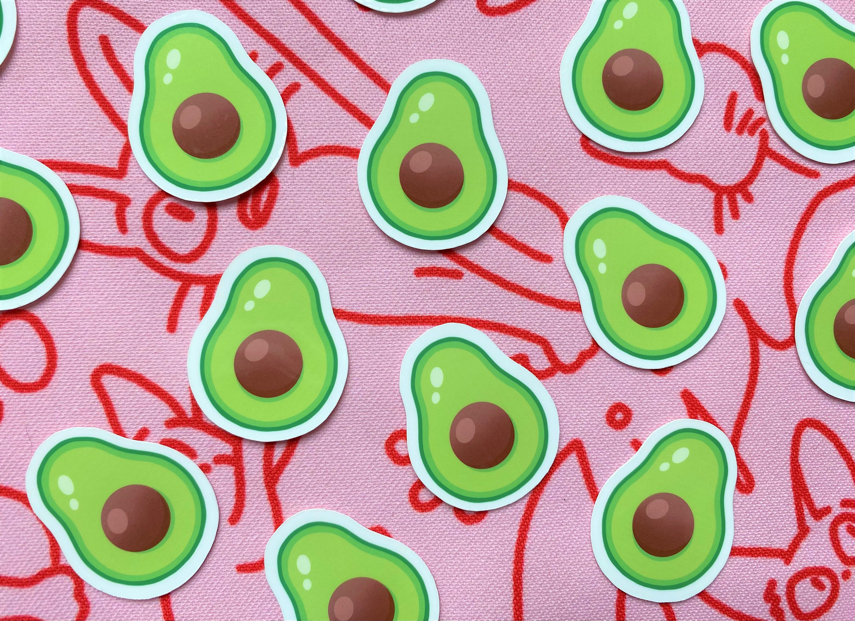 Mini Avocados Sticker Pack | Glossy Avocado Stickers for Laptops and ...