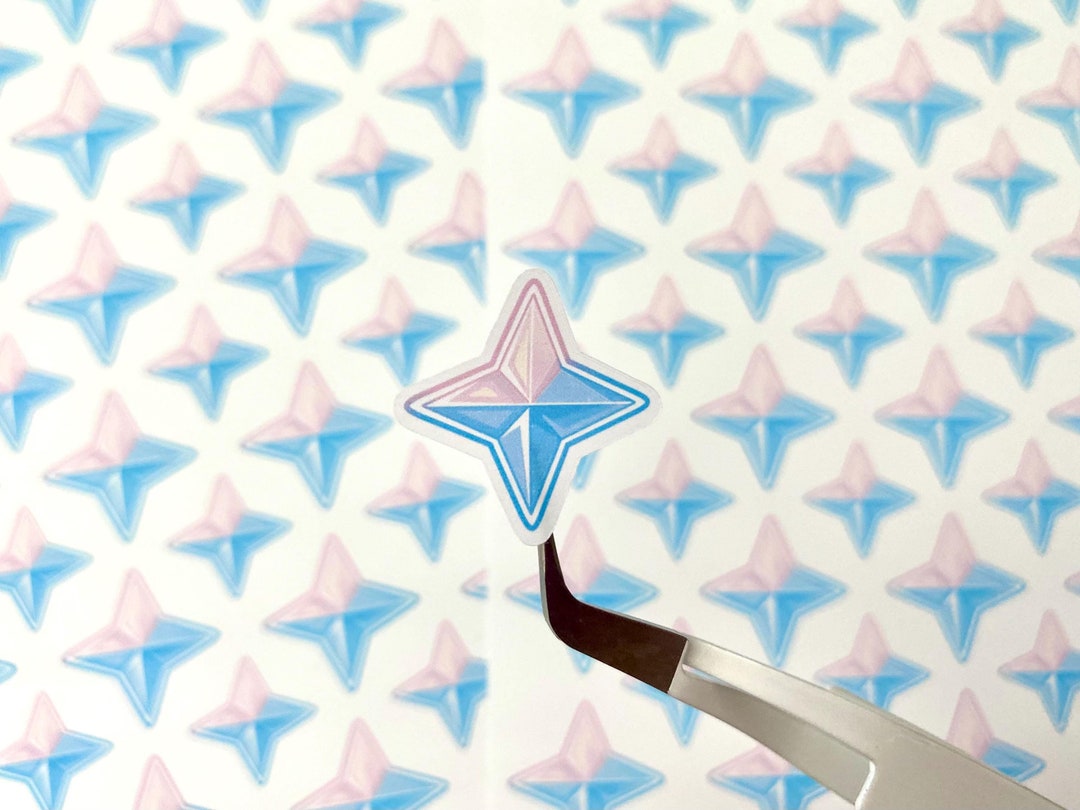 Genshin Impact Primogem Sticker Sheet [fan-merch] - Etsy