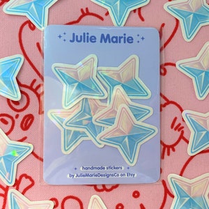 Genshin Impact Primogem Sticker Pack Set of 6 fan-merch - Etsy