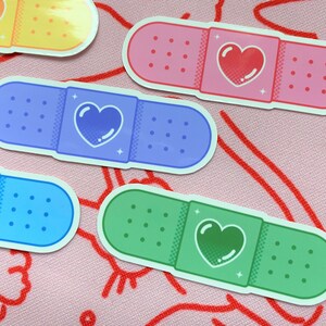 Colorful Bandage Sticker Pack | Cute Self Care Stickers (5-pack) - Etsy