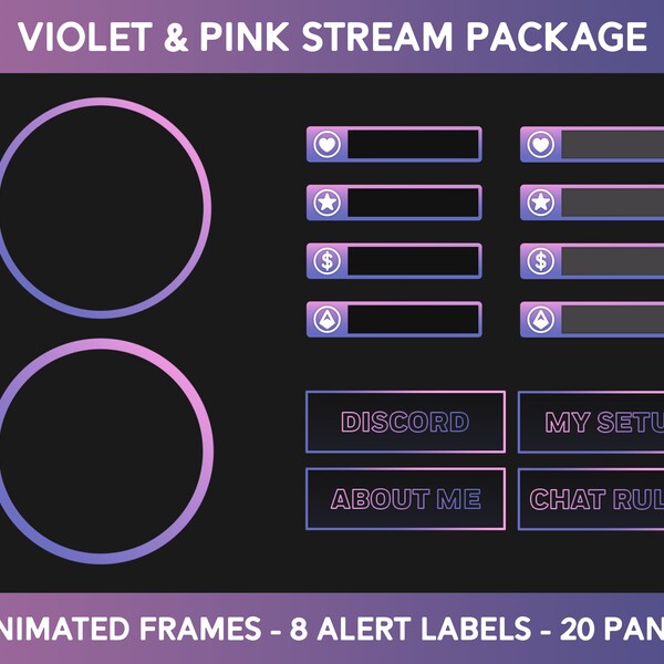 Circle Animated Cam Overlays - Etsy