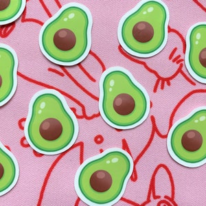 Mini Avocados Sticker Pack | Glossy Avocado Stickers for Laptops and ...