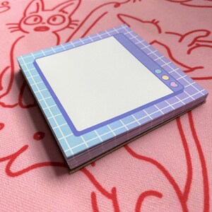Handmade Y2K Inspired Browser Memo Note Pad 40 Sheets Tear Away Notepad ...