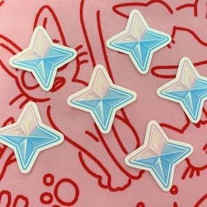 Genshin Impact Primogem Sticker Pack | Set of 6 | [fan-merch] - Etsy