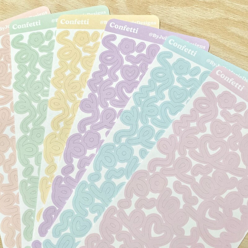 Pastel Confetti - Etsy