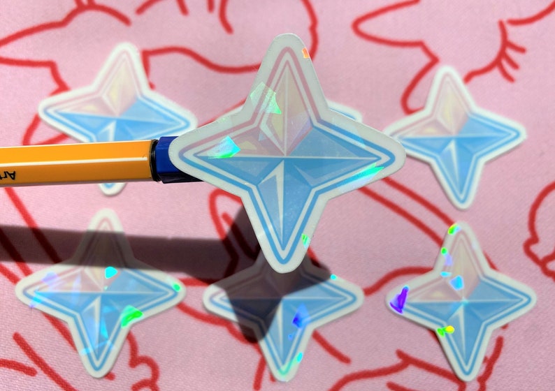 Genshin Impact Primogem Sticker Pack Set of 6 fan-merch - Etsy