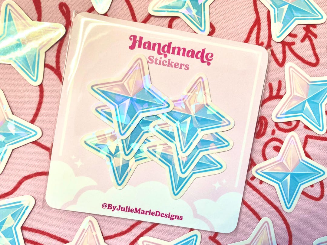 Genshin Impact Primogem Sticker Pack | Set of 6 | [fan-merch] - Etsy