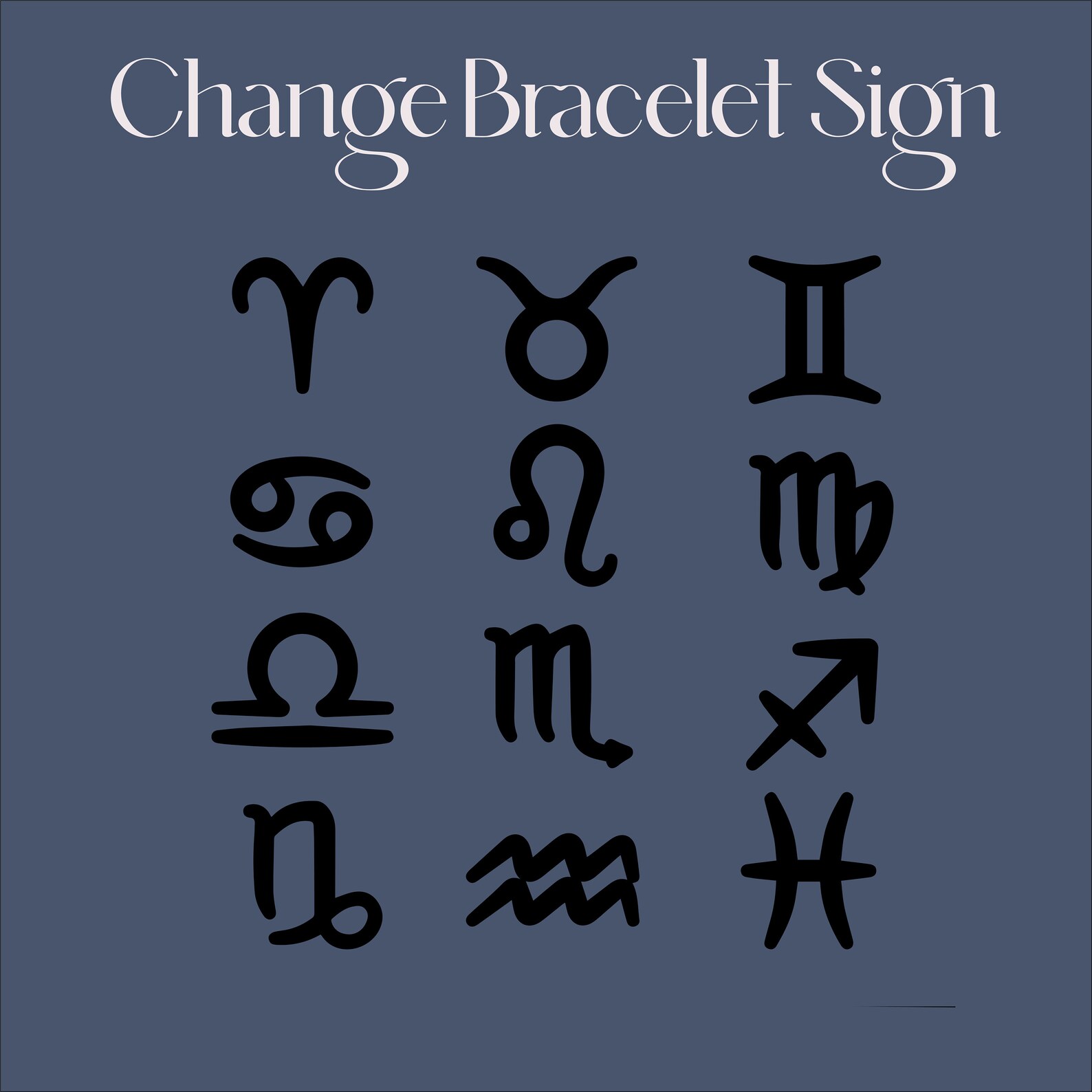 Zodiac Bracelets Horoscope Bracelet Zodiac Sign Zodiac Jewelry Zodiac ...